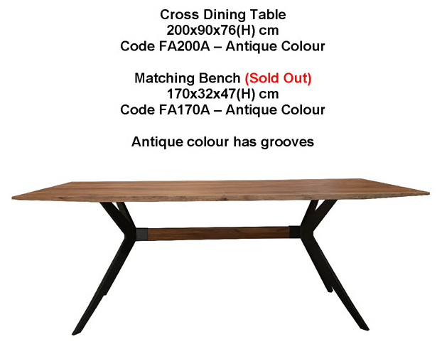 Cross Dining Table FA200 - Megaria