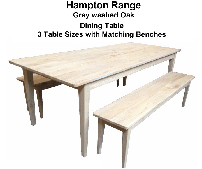 Hampton Dining Table XG150 XG180 XG220 - Megaria