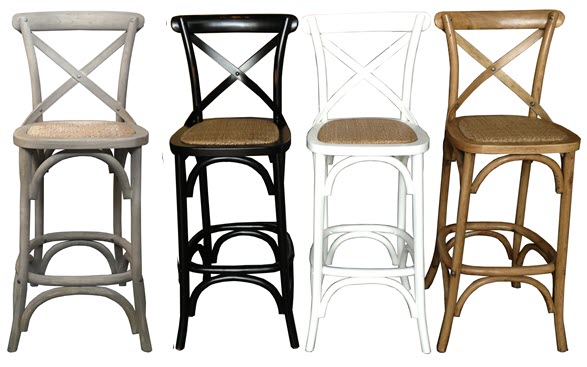 Cross Back Bar Stool YY053 - Megaria